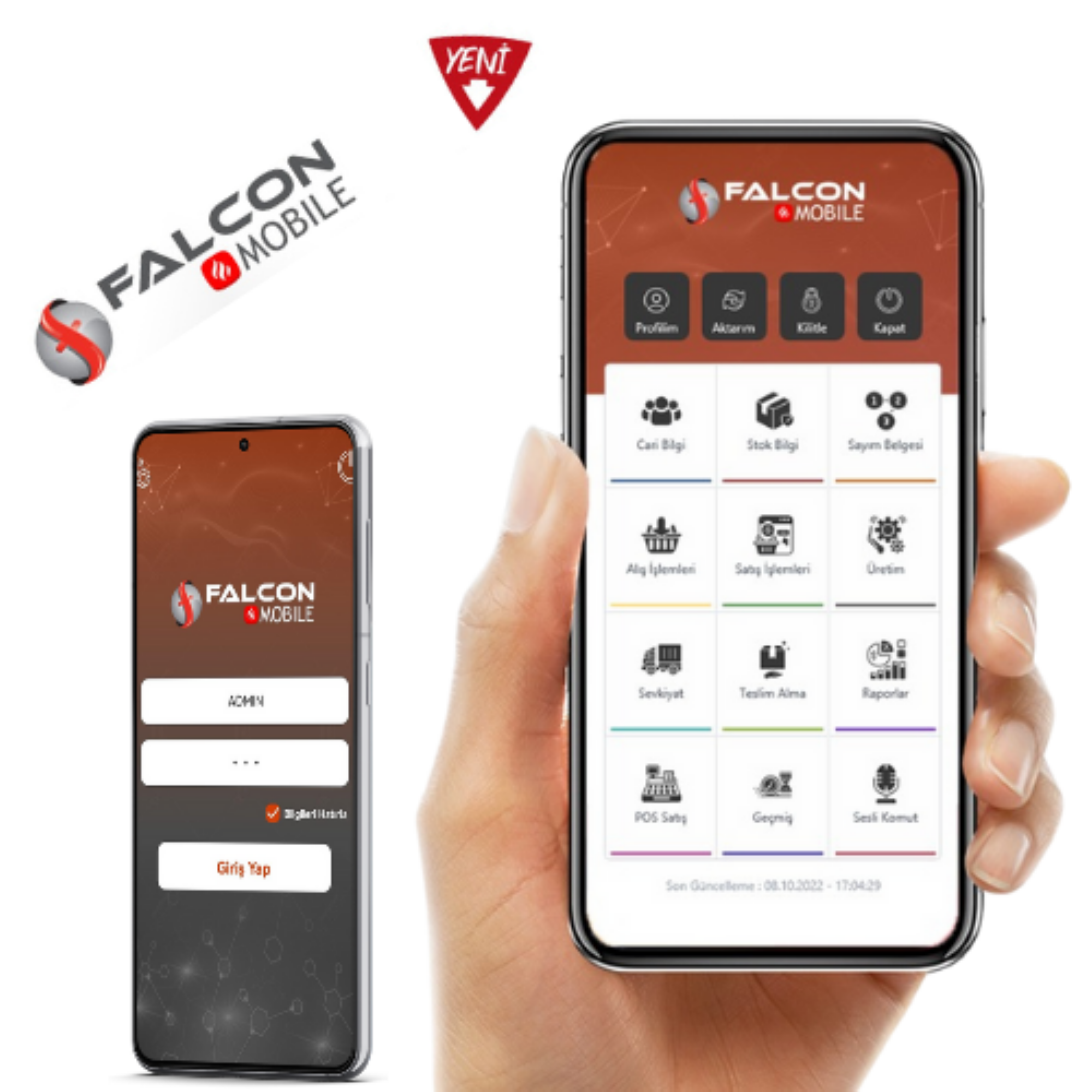 Falcon Mobile El Terminal Yazılımı - Terminal - drbarkod.com